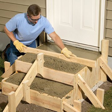 Build Concrete Steps - Step by Step Guide